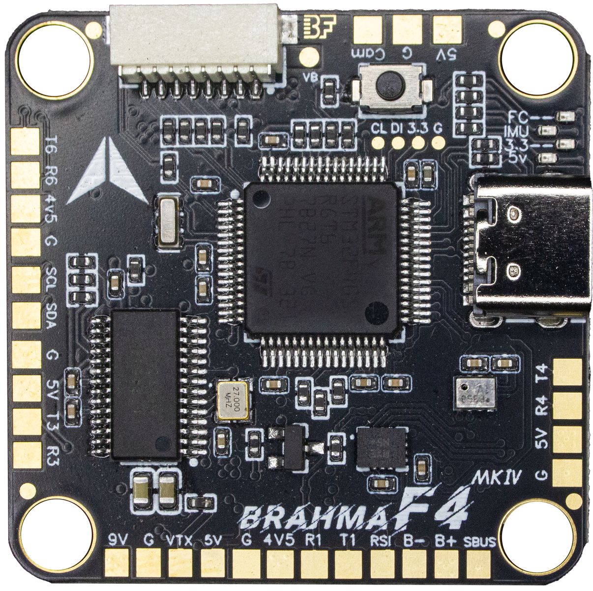 Darkmatter® BRAHMA F4 - STM32F405 Flight Controller - Made In India