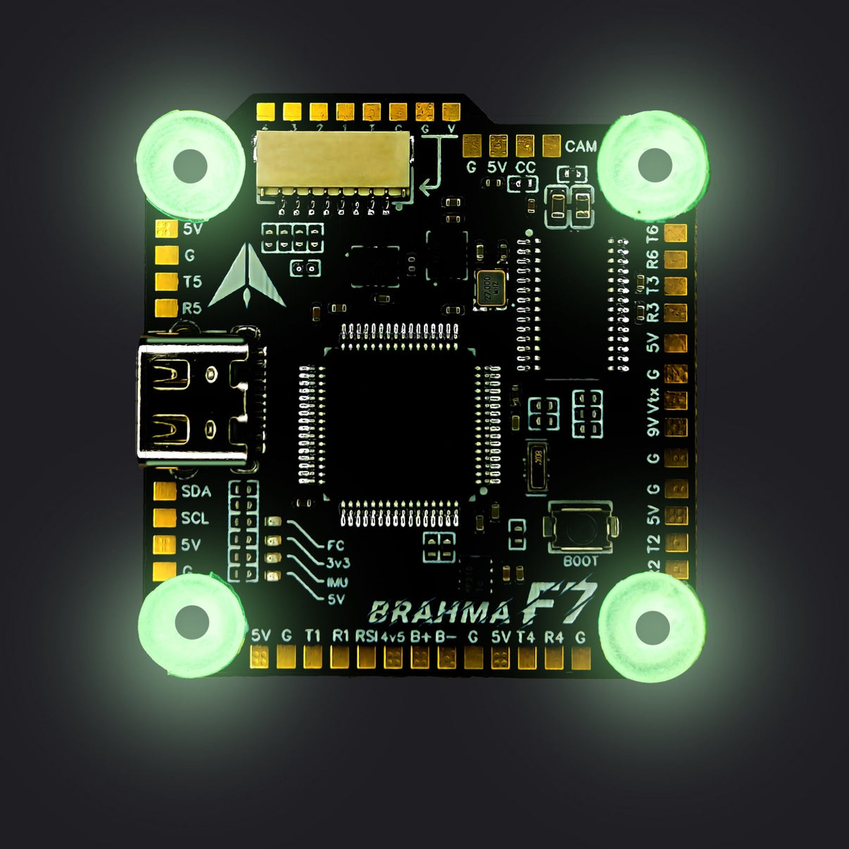 Darkmatter® BRAHMA F7 - STM32F722 Flight Controller - Made In India