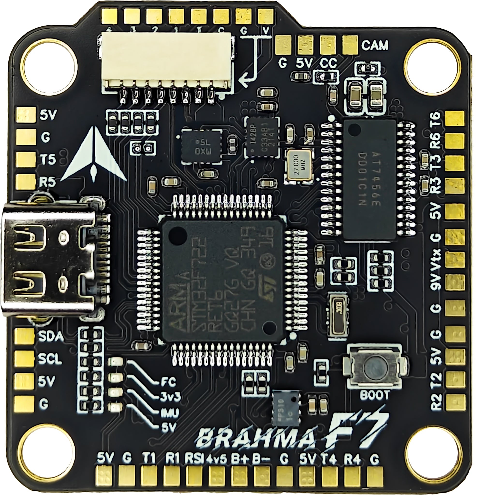 Darkmatter® BRAHMA F7 - STM32F722 Flight Controller - Made In India