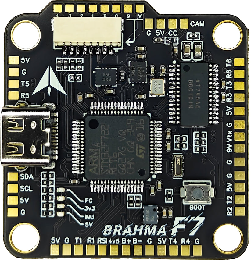 Darkmatter® BRAHMA F7 - STM32F722 Flight Controller - Made In India
