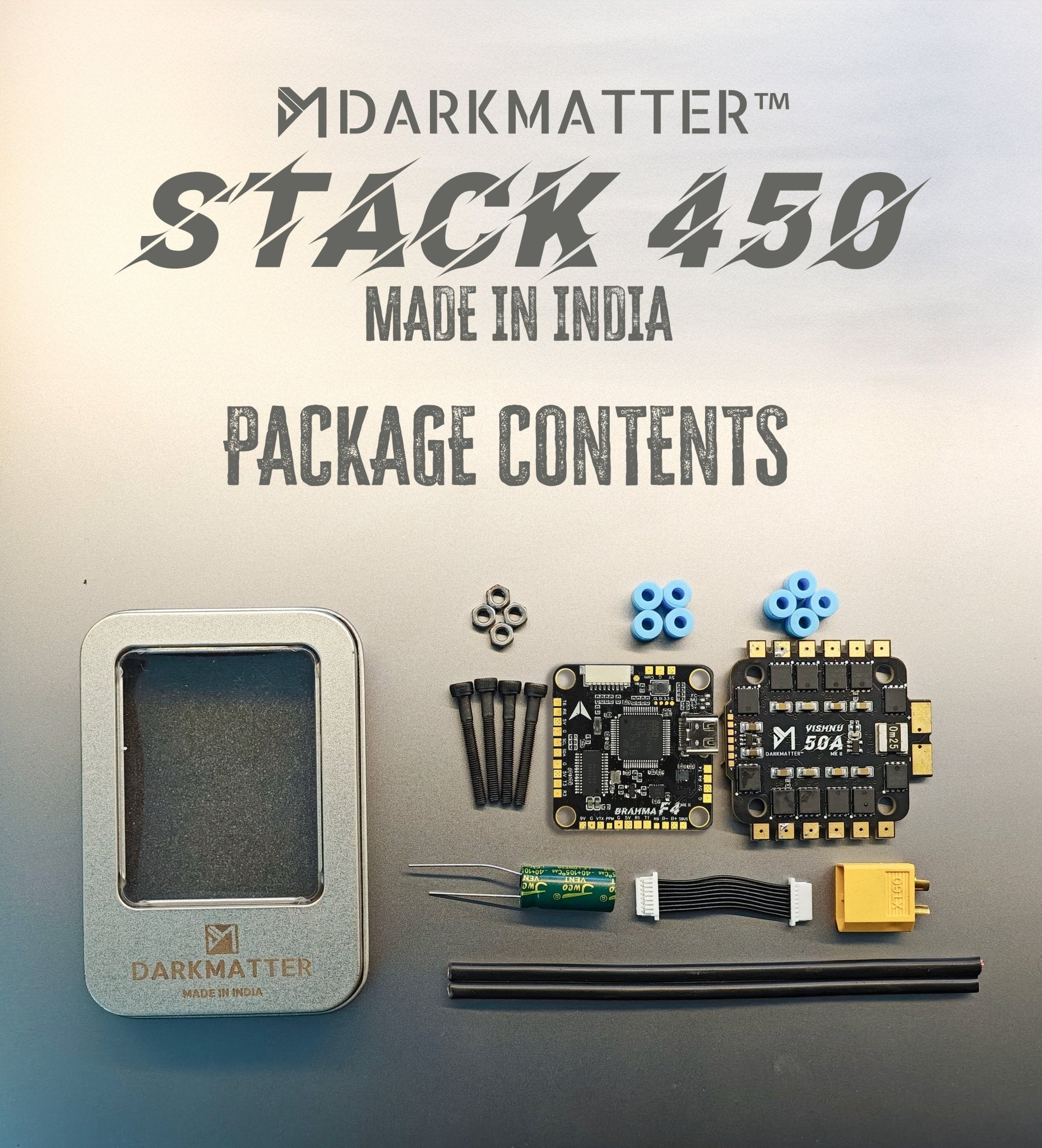 Darkmatter™ STACK 450 | BetaFlight Stack for FPV Drone Made In India ...